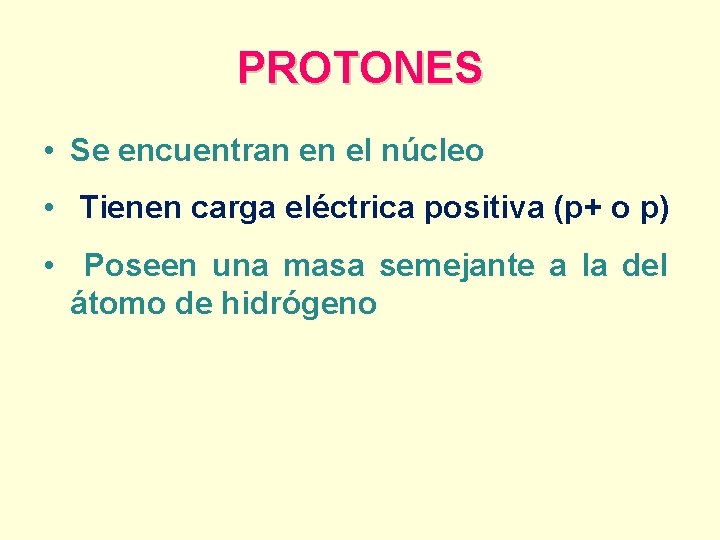 PARTCULAS SUBATMICAS OBJETIVO Conocer la ubicacin de las