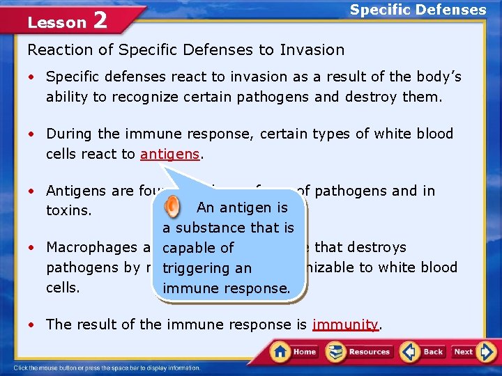 Lesson 2 Preventing Communicable Diseases How might behaviors