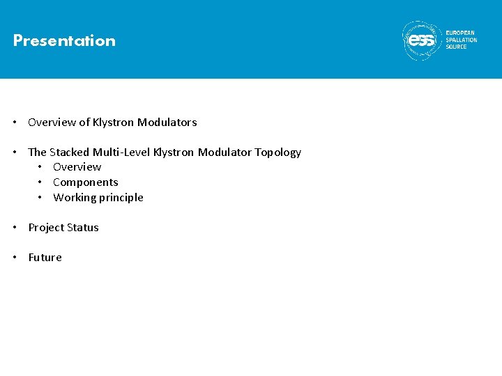 Overview of the SML Klystron Modulator SML Stacked