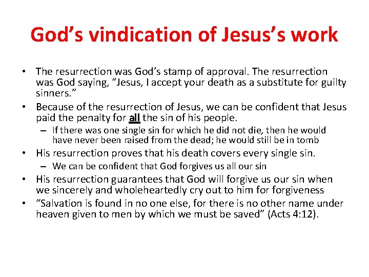 Three Benefits of Jesus Resurrection Acknowledgement Freddy Fritz