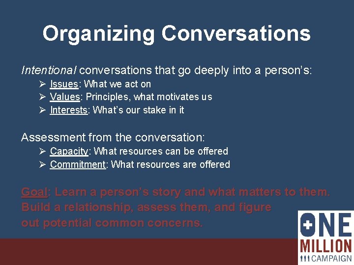 I want to be part of the campaign