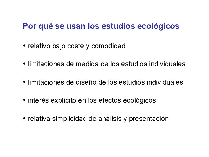 Epidemiologa y demografa sanitaria Bloque de epidemiologa Tema