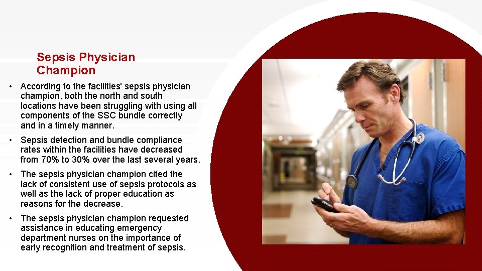 Improving Sepsis Bundle Compliance through Comprehensive Education Stacy