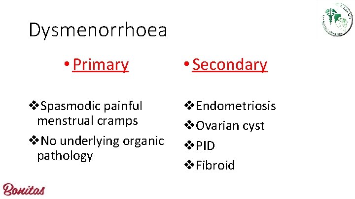 Practical Approach to Common Gynecological Conditions in General