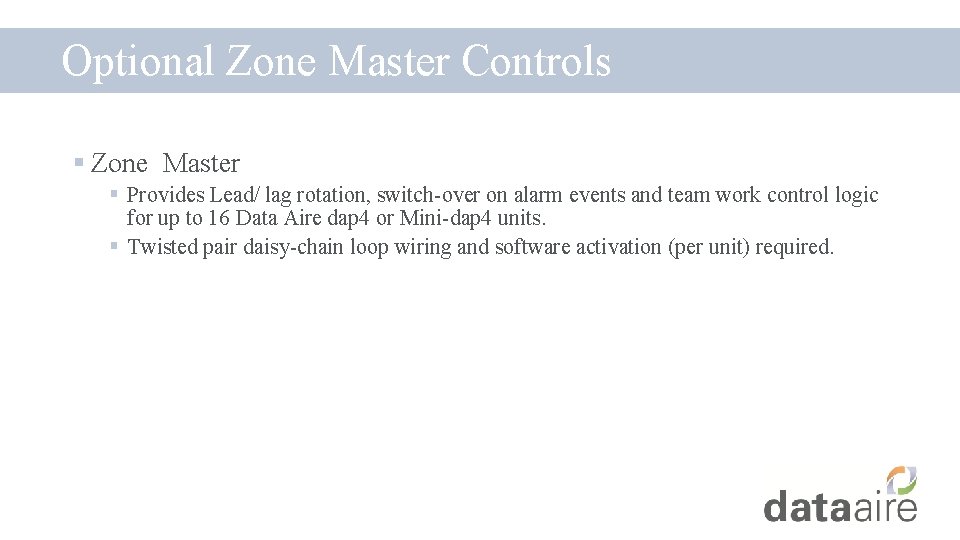 Data Aire Controls By Minh Tran Sr Controls