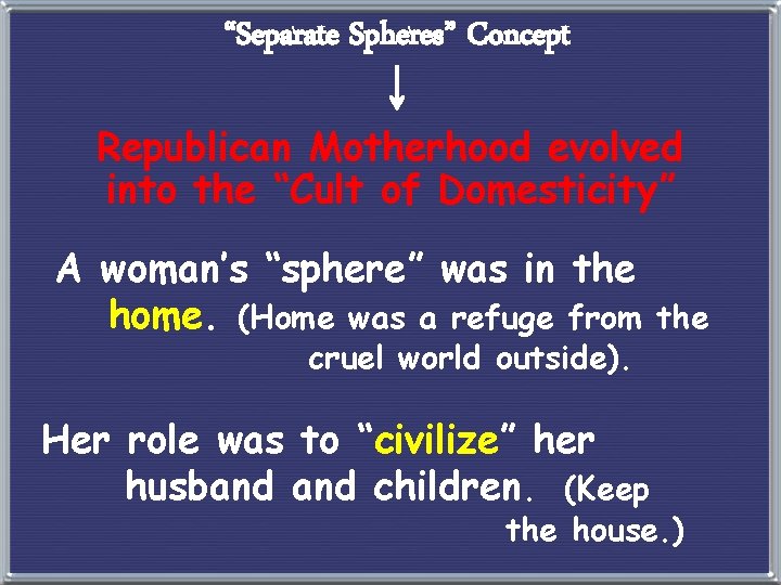 Womens Rights Early movement for gender equality Antebellum