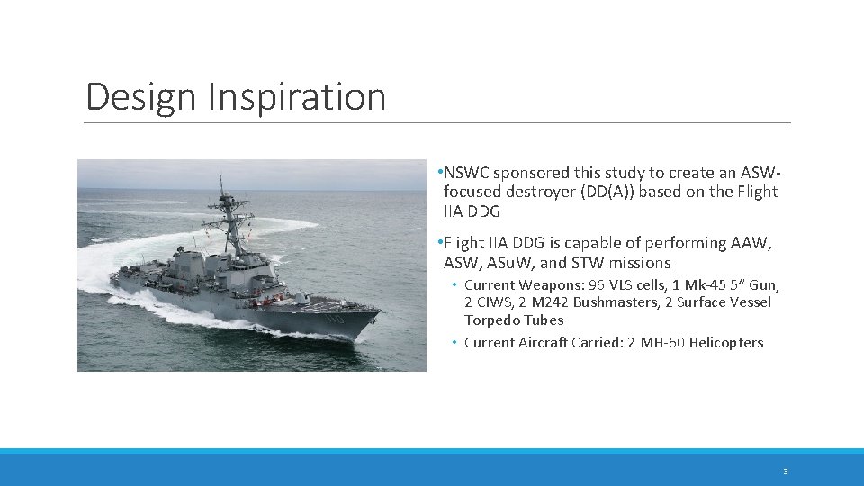 DDG To DDA Design Conversion LT CHRISTOPHER HEIN