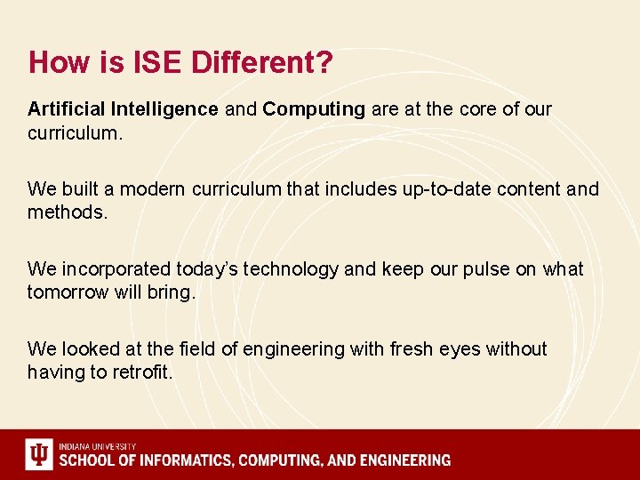 Intelligent Systems Engineering SICE Connect Day Saturday February