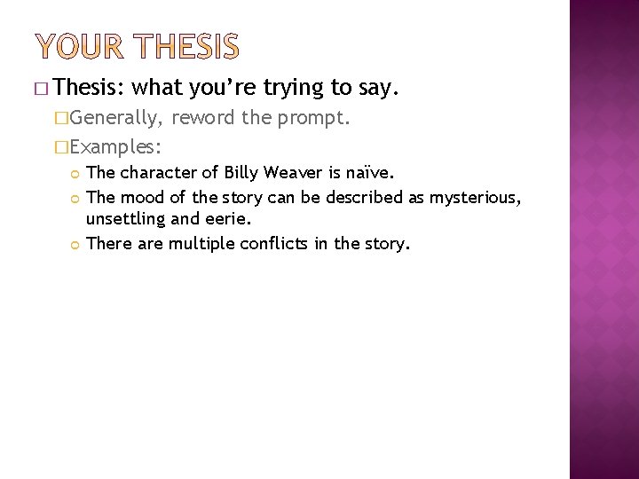 YOU NEED YOUR NOTEBOOKS An introduction tells readers