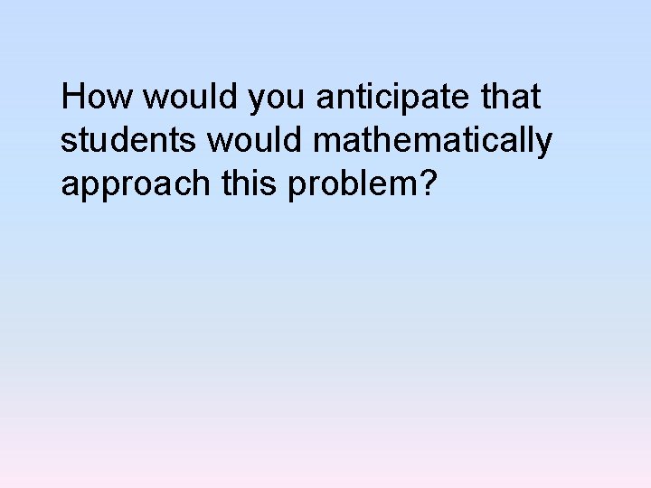 Facilitating Meaningful Mathematical Discourse in the High School
