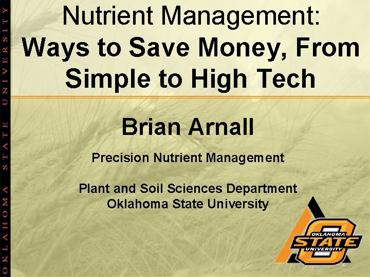 Nutrient Management Ways to Save Money From Simple