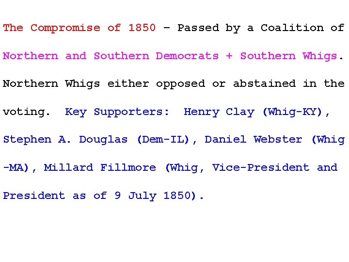 The First Political Party System 1829 1852 The