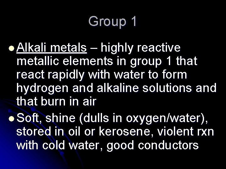 Chapter 4 The Periodic Table 4 1 How