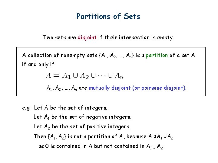 Set Theory A B C This Lecture We
