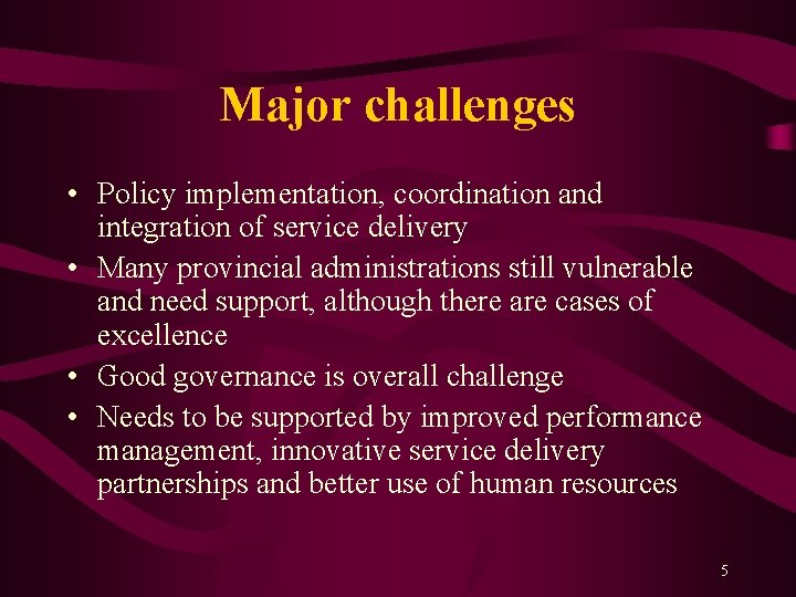 STATE OF THE PUBLIC SERVICE REPORT 2002 21