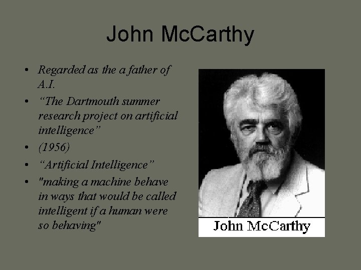 What is Artificial Intelligence Artificial intelligence also known