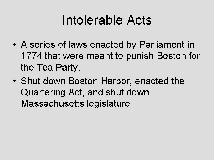 Unit 2 Vocabulary American Revolution French and Indian