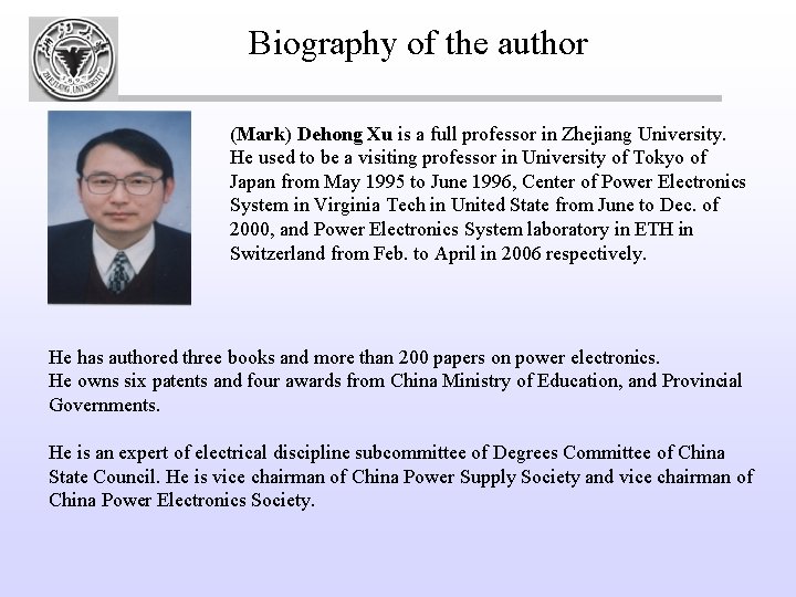 Brief introduction to Power Electronics Education in China