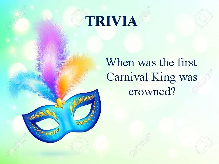 TRINIDAD TOBAGO CARNIVAL Carnival in Trinidad and Tobago