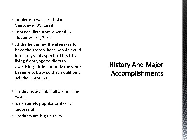 Lululemon Amber Mitchell Introduction History And Major Accomplishments