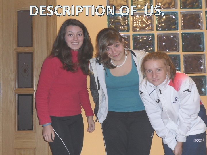 DESCRIPTION OF US Description of Laura Hello I