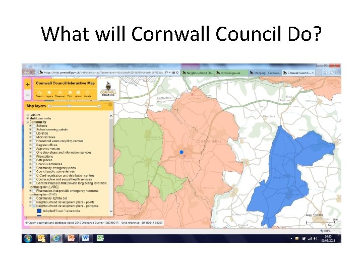 Neighbourhood Planning in Cornwall 126 Town and parish