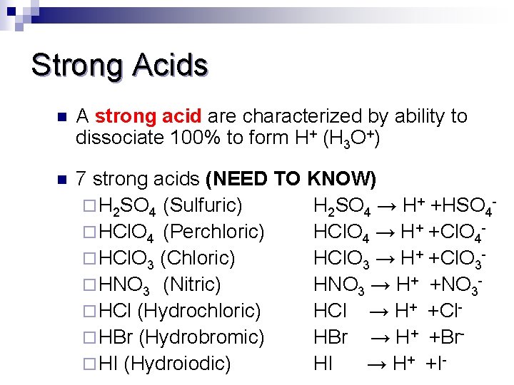 Introduction to Acids and Bases Chapter 15 Pages