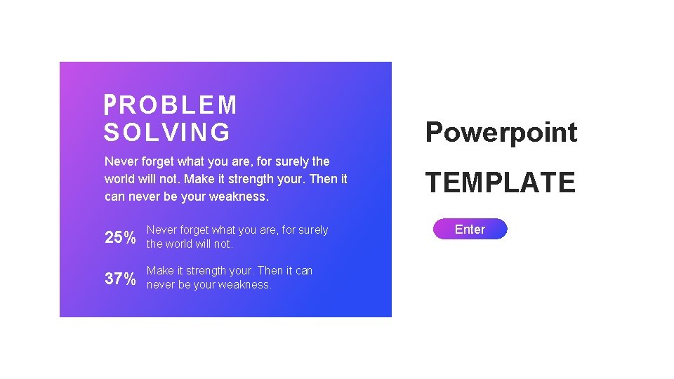 LOGO Free PPT template Life isnt about waiting