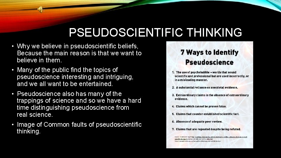 CHAPTER 1 WEIRD BELIEFS AND PSEUDOSCIENTIFIC THINKING Book