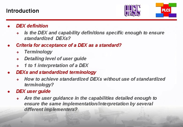OASIS DEX workshop Goals and Introduction 3 February