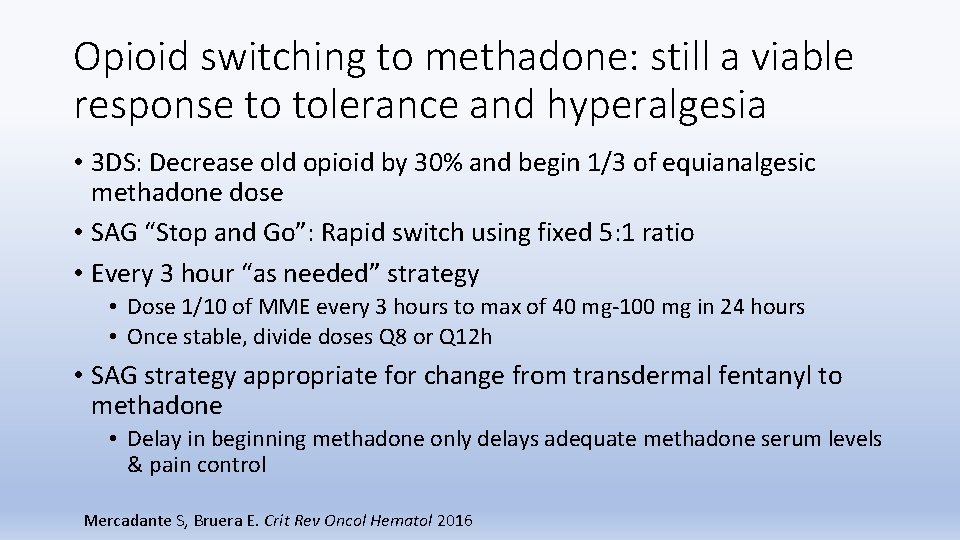 Opioid Hyperalgesia Opioid Use Disorder Joshua Blum MD