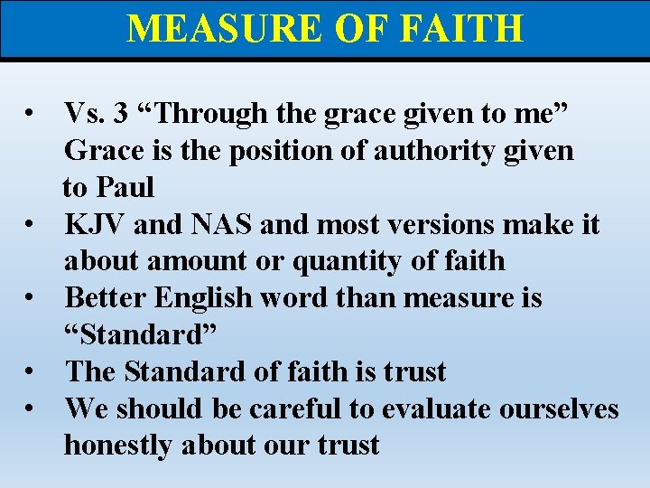 The Book of Romans Chapter 12 MISUNDERSTANDING PAUL