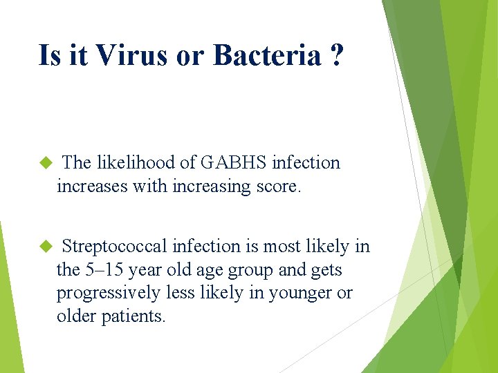 Management of Sore Throat Objectives Enumerate causes of
