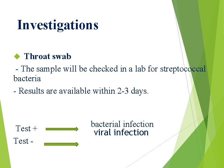 Management of Sore Throat Objectives Enumerate causes of