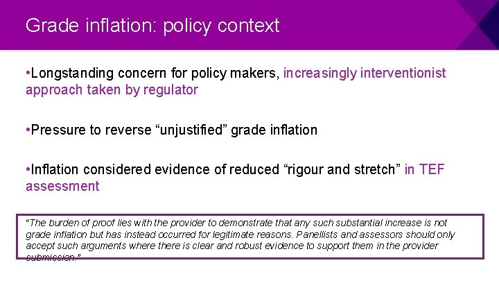 BAME attainment gap and degree attainment Senior Management