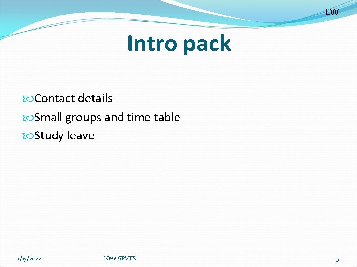 lw Welcome New GPVTS Congratulations 1152022 New GPVTS