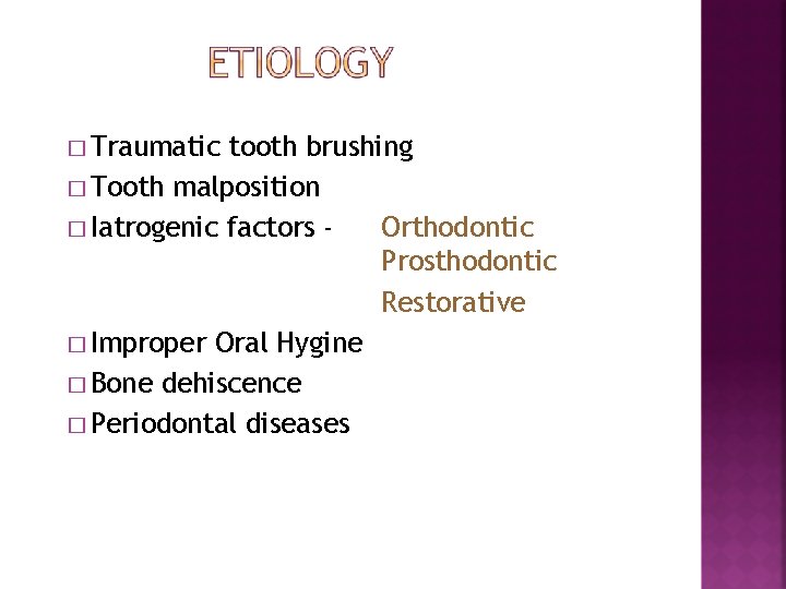 Introduced by Friedman 1957 To describe surgical procedures