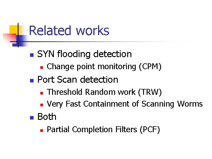 Towards a High speed Router based AnomalyIntrusion detection