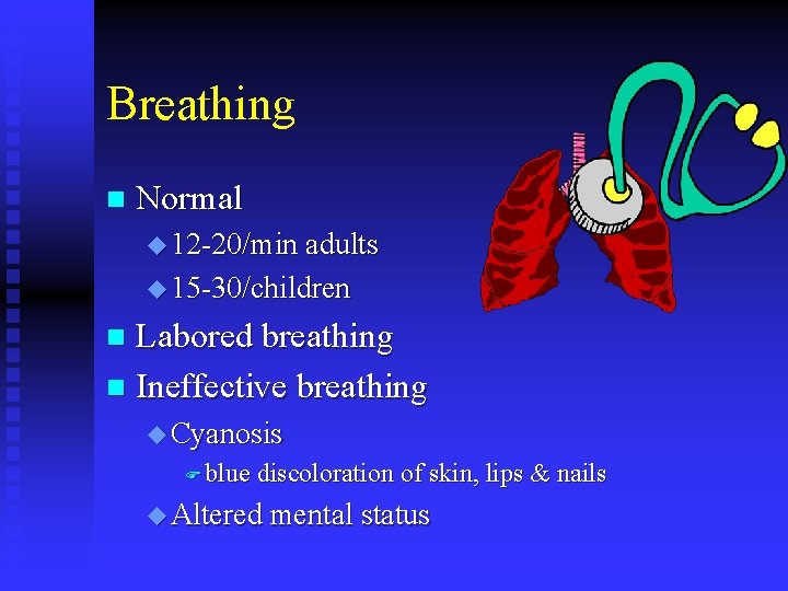 Vital Signs The Five Vital Signs n Level