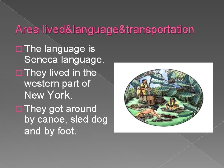 THE SENECA TRIBE BY SYDNEY HORSCHEL Family The