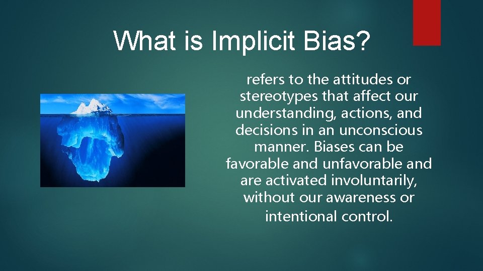 Blindspots Implicit Bias in the Classroom Jaime Nebbitt