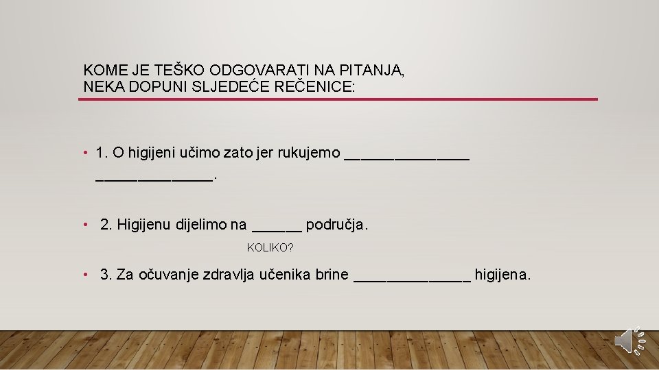 VRSTE HIGIJENE POMONI KONOBAR I POMONI KUHARSLASTIAR OLGICA