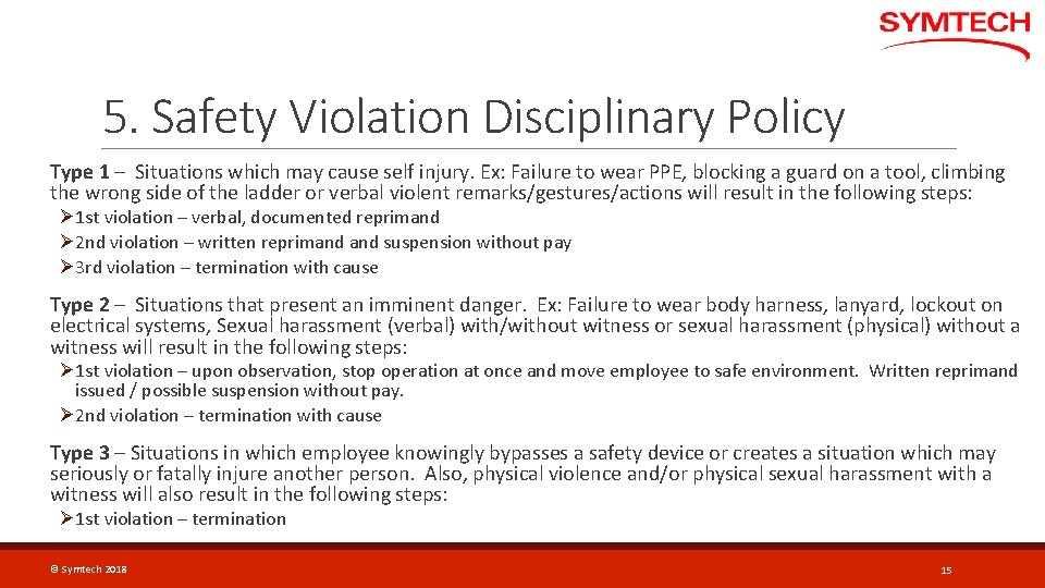 HEALTH AND SAFETY ORIENTATION 330 Changebridge Road Suite