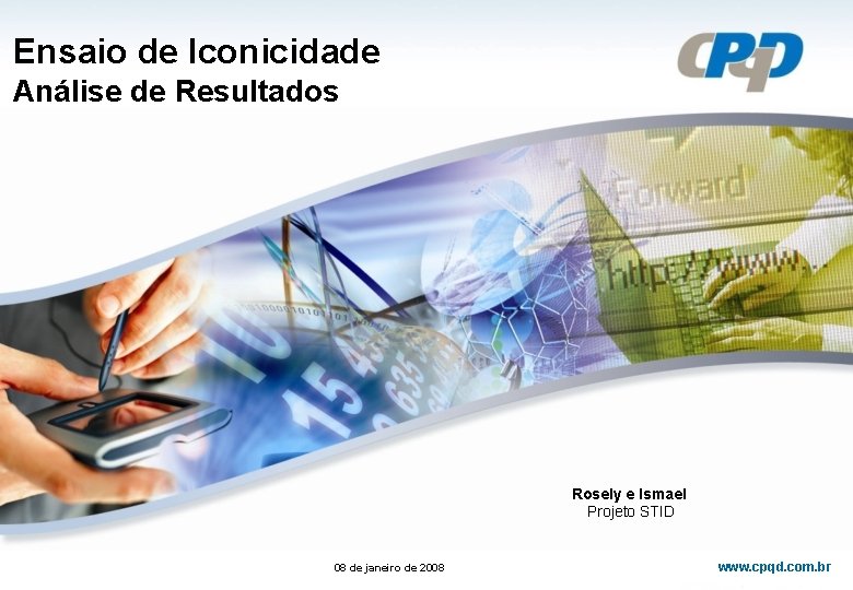 Ensaio de Iconicidade Anlise de Resultados Rosely e