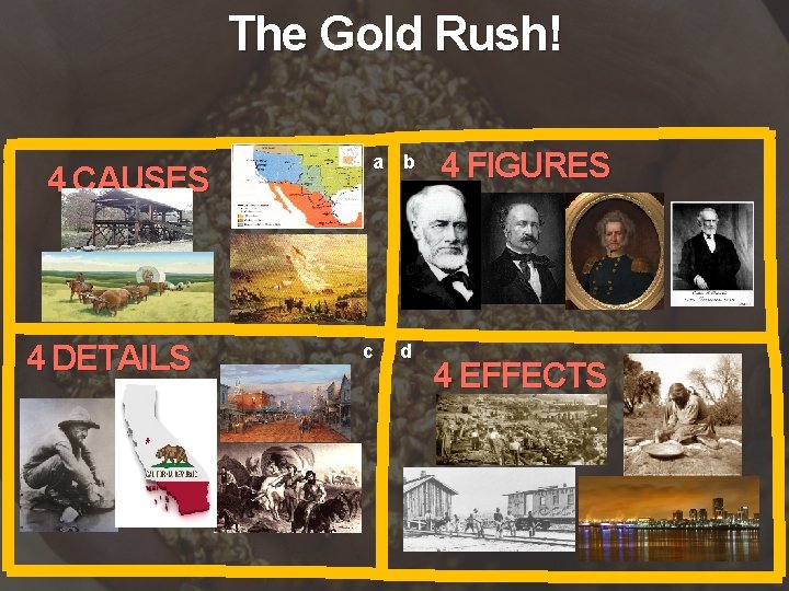 The Gold Rush 4 CAUSES 4 DETAILS a