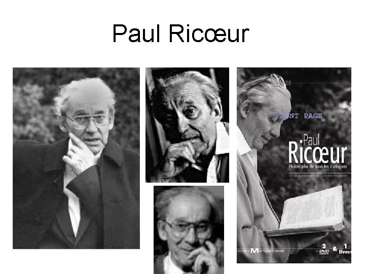 Paul Ricoeur Zuzana Svobodov Paul Ricur 27 2