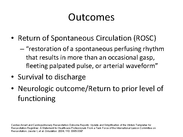 Best Practice ACLS Physiology and Review of Current