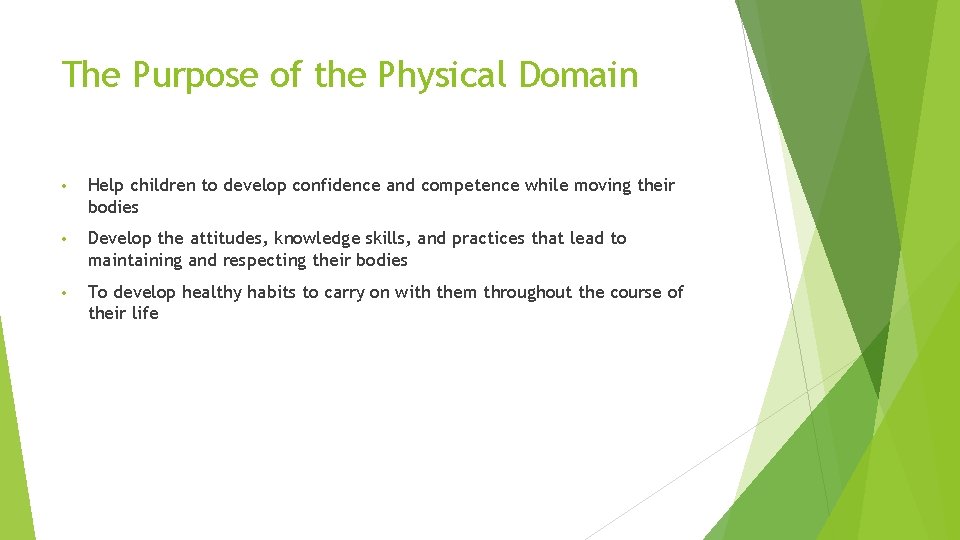 The Physical Domain Melissa Blackwell Fresno Pacific University