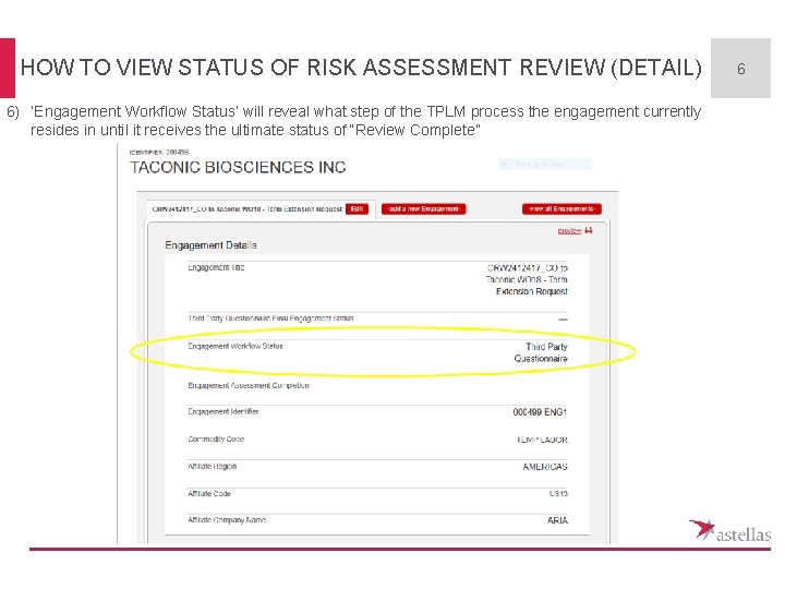 HOW TO VIEW STATUS OF RISK ASSESSMENT REVIEW