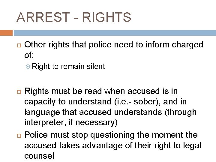 PROCESSES OF CRIMINAL LAW BEFORE THE TRIAL Law